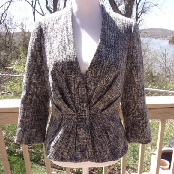 kate spade | Jackets & Coats | Kate Spade Tweed Jacket Office Wear ...